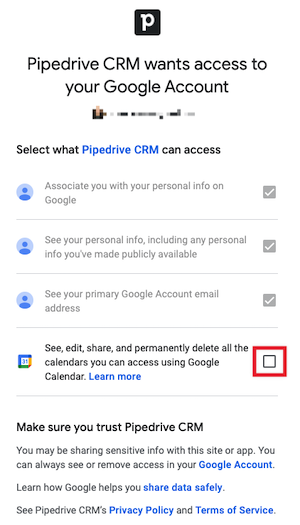 Troubleshooting the calendar sync feature - Knowledge Base | Pipedrive